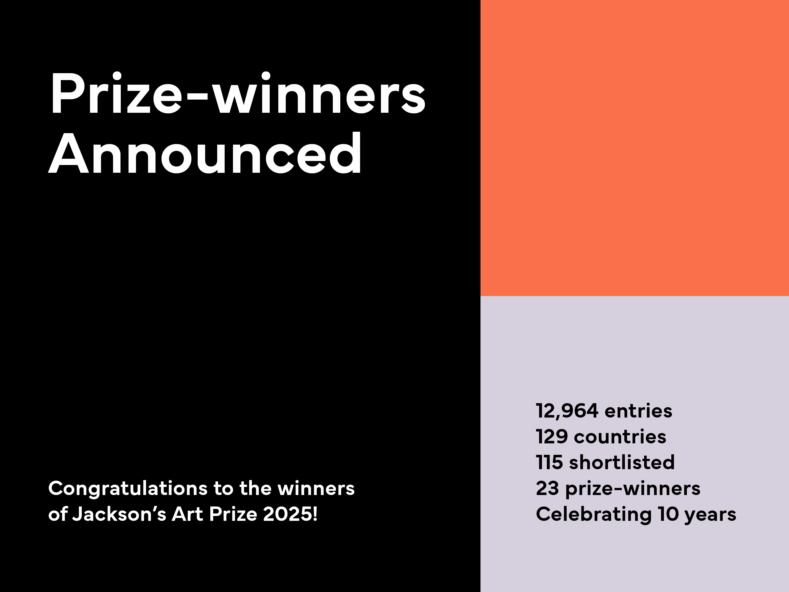 See the Prize-Winners of Jackson’s Art Prize 2025 - Jackson's Art ...